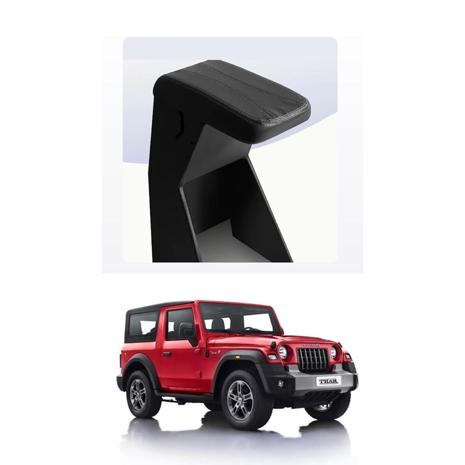 ABS Front Arm Rest for Mahindra Thar 2020 – Uniauto