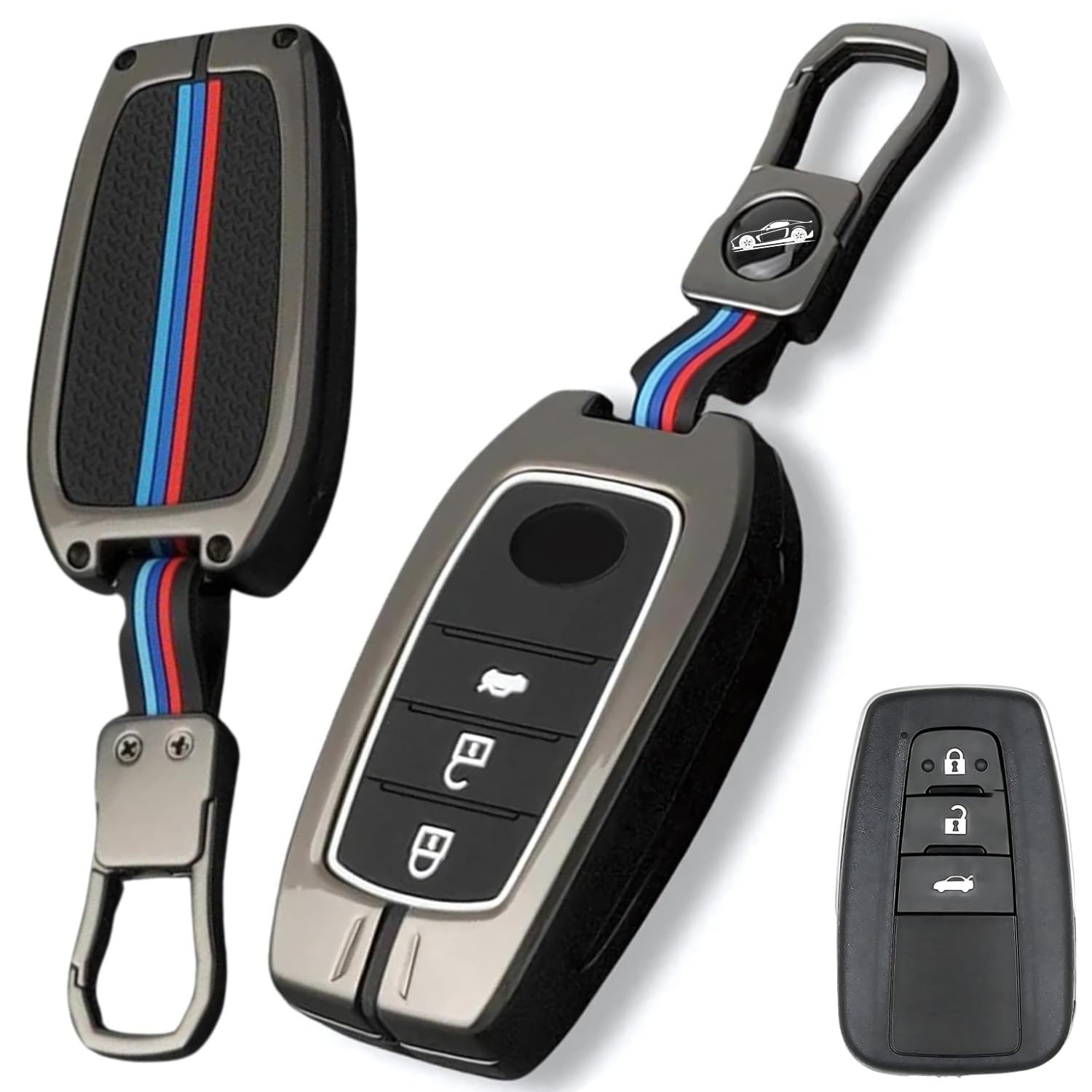 Metal Key Cover for Fortuner, Invicto, Innova Hycross – Uniauto