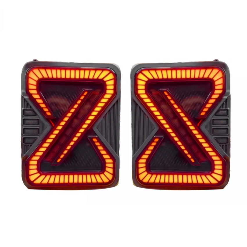 LED X - Style Smoke Taillight for Mahindra Thar 2020 and Thar Roxx ...